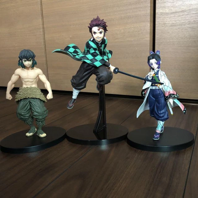 DEMON SLAYER FIGURE Tanjiro Shinobu Inosuke Whole Body Action Rare Lot ...