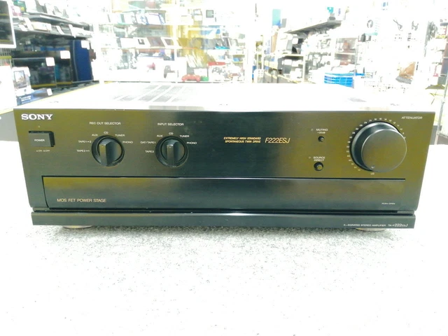 AMPLIFICATEUR INTÉGRÉ SONY Modèle TA-F222ESJ EUR 509,18 - PicClick FR