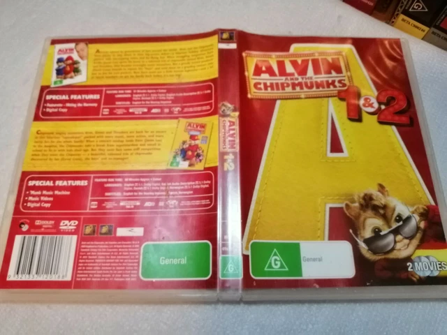 ALVIN AND THE CHIPMUNKS 2 Disc Set includes Chipwrecked Australian FOX ...