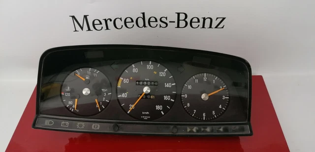 MERCEDES BENZ W123 Speedometer Instrument Cluster 180 km/h 123219km EUR ...