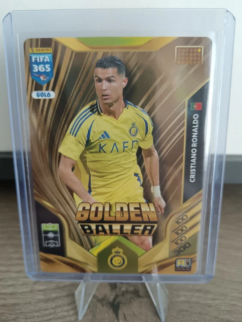 PANINI FIFA ADRENALYN XL 2025/26 2026 25/26 Golden Baller Cristiano ...