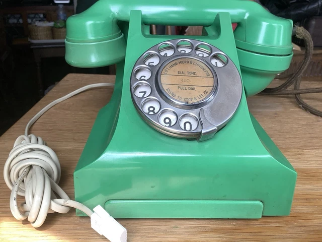 GREEN BAKELITE ERICSON Telephone £363.68 - PicClick UK