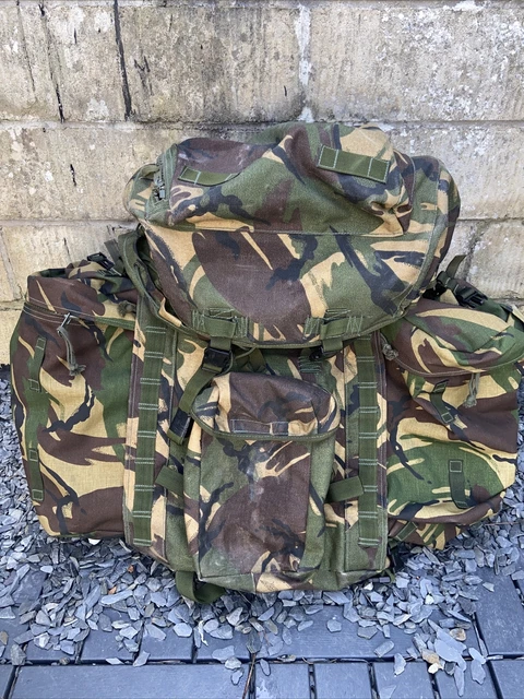 SUPERGRADE ARMY BERGEN Rucksack DPM IRR Camo 120L LONG Convoluted Back ...