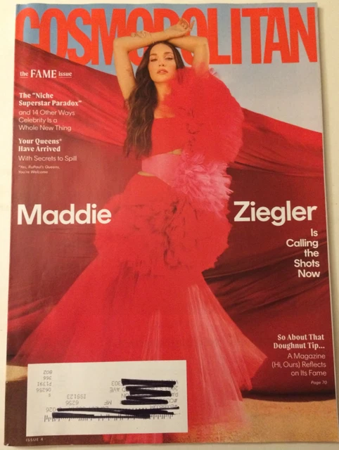 COSMOPOLITAN MAGAZINE~2022 COLLECTION~MADDIE Ziegler~The FAME Issue ...