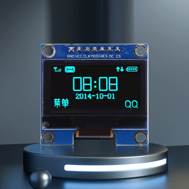 MY# 1,3 POLLICI modulo OLED 128x64 SSH1106 unità per Arduino/Raspberry Pi (7 pin blu EUR 7,73 ...