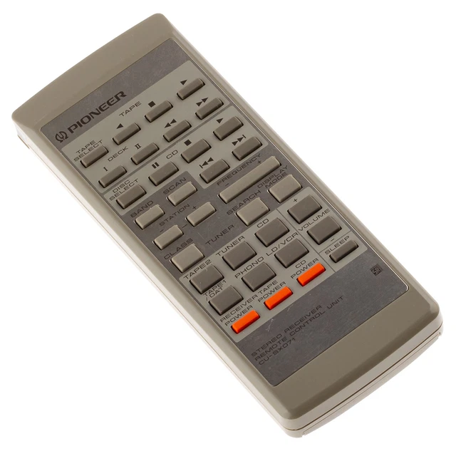 ORIGINAL PIONEER CU-SX071 Remote Control for SX-702RDS Stereo Receiver ...