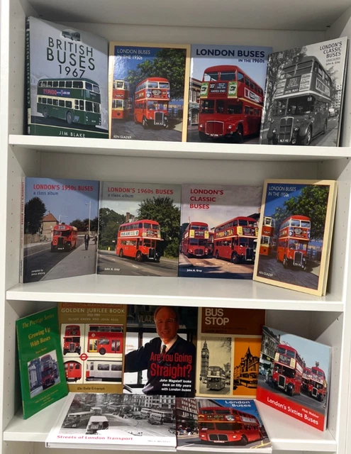 LONDON BUSES NOSTALGIA Book Lot Capital Transport Albums Vintage ...