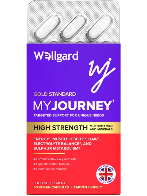 WELLGARD MY JOURNEY High Strength Multivitamins & Minerals BBE 10/2027 ...