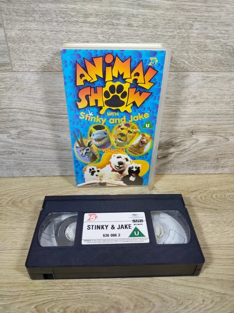 ANIMAL SHOW - Stinky and Jake Puppets Kids Vintage VHS TV CH 5 Video ...