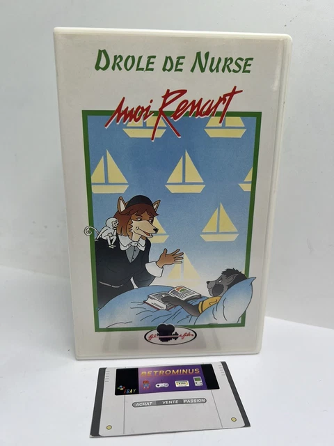 VHS MOI RENART Cassette Vidéo Dessin Animé VF Drôle De Nurse EUR 49,90 ...