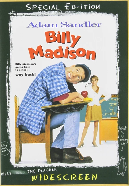 BILLY MADISON / (Ws Spec Ac3 Dol Dts) (DVD) Adam Sandler Darren McGavin ...