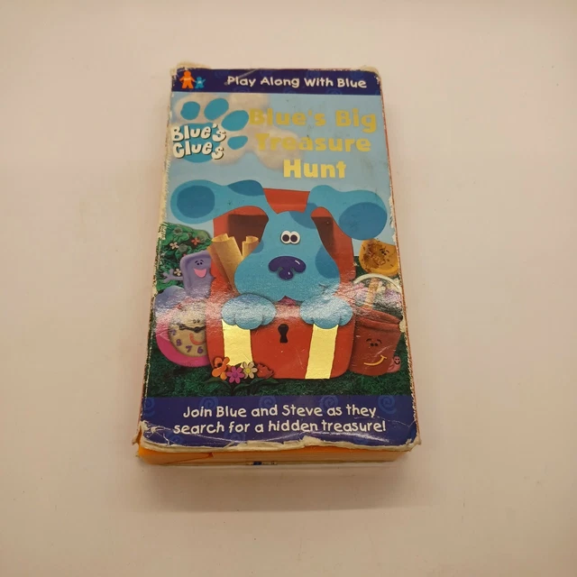 BLUE'S CLUES - Blue's Big Treasure Hunt (VHS, 1999) Nick Jr. EUR 6,22 ...