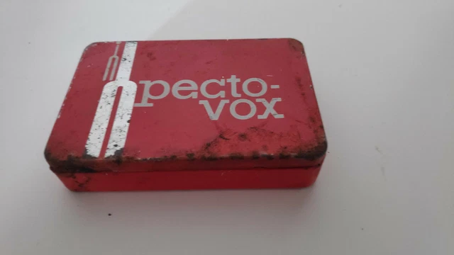 ANCIENNE BOITE EN Tole Publicitaire Pastilles Pecto Vox EUR 10,00 ...