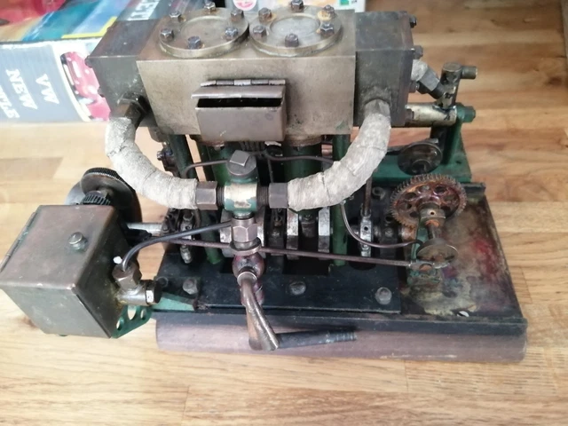 COMPOUND LIVE STEAM Marine Model Engine Possible STUART. £618.72 ...