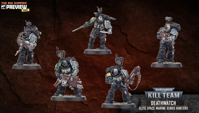 SPACE MARINES KILL Team Deathwatch New on sprue warhammer 40k games ...