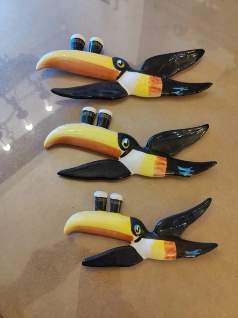 SET OF THREE Guinness Flying Toucans Wall Mounted Carlton Ware £182.70 ...