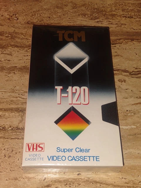 NEW BLANK TCM T-120 Super Clear VHS Video Cassette Sealed £0.94 ...