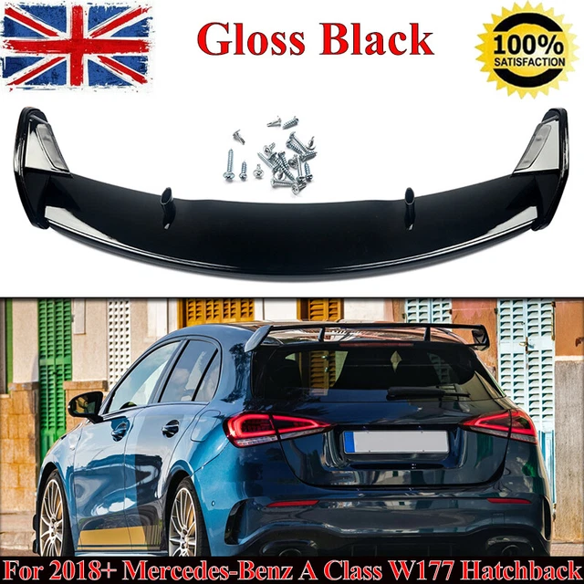 'AMG A45 LOOK' Rear Roof Spoiler Black For 2018+ Mercedes A Class W177 ...