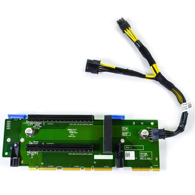 NEW DELL POWEREDGE R740 R740XD GPU Power Extension Card MDDTD w/Cable ...