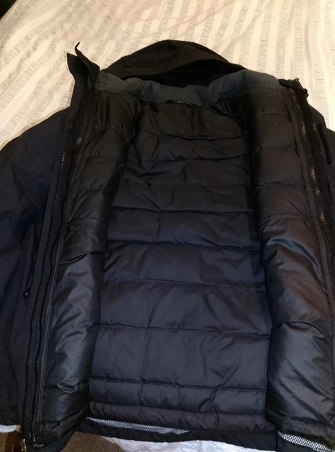 THE NORTH FACE Hyvent 3in1 Jacket with Detachable 550down Puffer Size ...