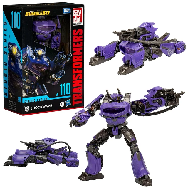 SHOCKWAVE TRANSFORMERS STUDIO Series 110 Voyager Class Bumblebee Movie ...