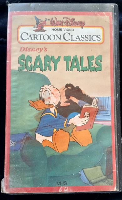 VINTAGE WALT DISNEY cartoon Classics SCARY TALES VHS 1983 £2.50 ...