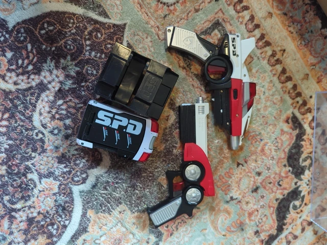 POWER RANGERS SPD Sentai Dekaranger Blaster Gun & License Morpher £63.12 - PicClick UK