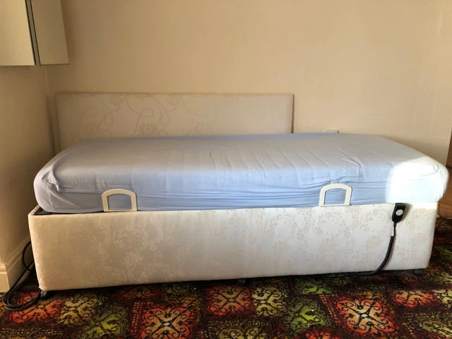 ELECTRIC PROFILE BED, single, adjustable head / feet to aid comfort ...