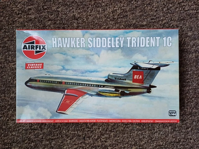 AIRFIX VINTAGE CLASSICS Hawker Siddeley Trident 1C Model Kit Scale 1: ...