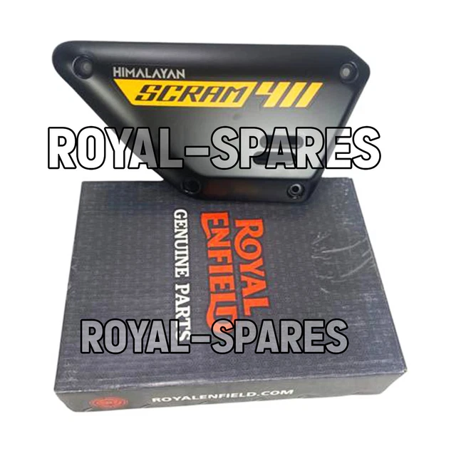 100% GENUINE ROYAL Enfield Scram 411 "SIDE PANEL WITH DECAL RH ...