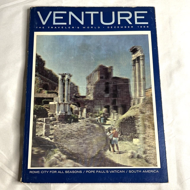 VENTURE MAGAZINE ROME Vatican So America Travel Lenticular Cover ...