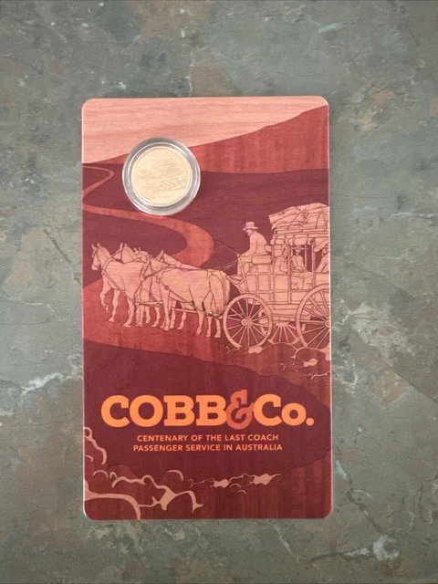 2024 CENTENARY OF Cobb & Co's Last Coach Passenger Service $1 Coin in ...