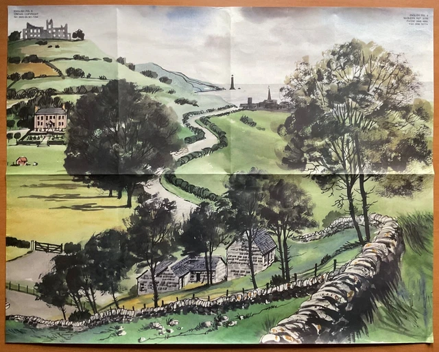 BRITISH ARMY ENGLISH LANDSCAPE TARGET INDICATION PANORAMA, FIG. 6 ...