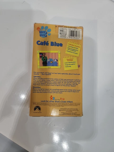 BLUES CLUES - Cafe Blue (VHS, 2001) $35.03 - PicClick CA
