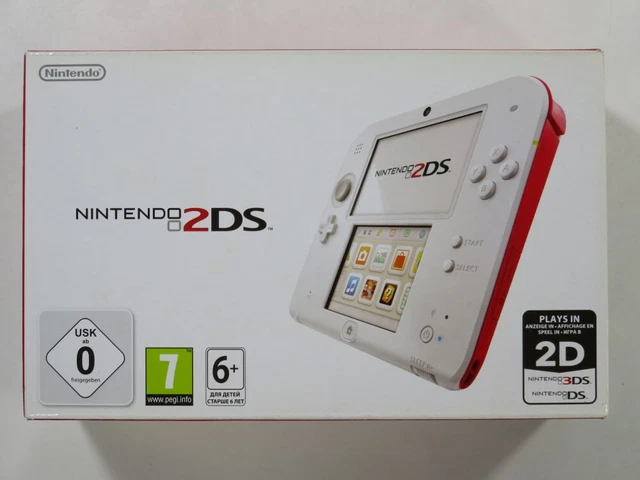 CONSOLE NINTENDO 2DS White/Red - Blanc/Rouge Pal-Eur (Neuf - Brand New ...