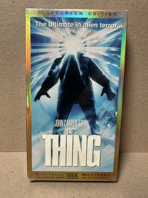 JOHN CARPENTER'S THE Thing VHS 1982 Widescreen THX Brand New Sealed £37 ...