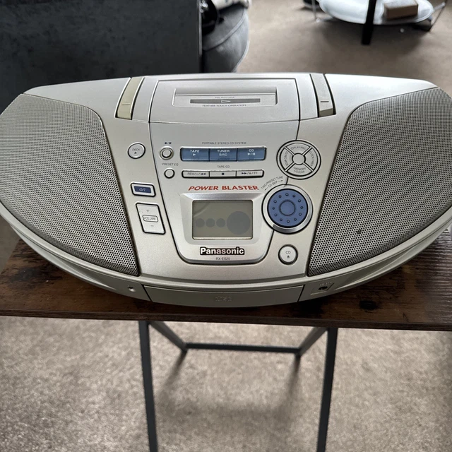 PANASONIC RX-ES25 CD Radio Cassette Boombox - Portable Stereo, AM/FM £ ...