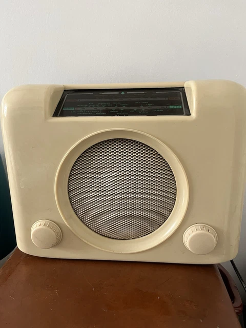 BUSH DAC 90A Cream bakelite 1950’s radio - untested £55.00 - PicClick UK