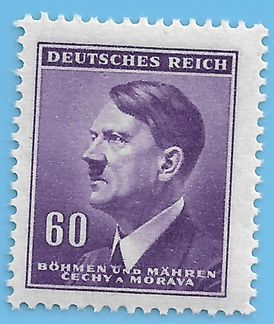 GERMANY WW2 GERMAN 1941 B&M Adolf Hitler 60 stamp MNH WW2 ERA EUR 0,84 ...