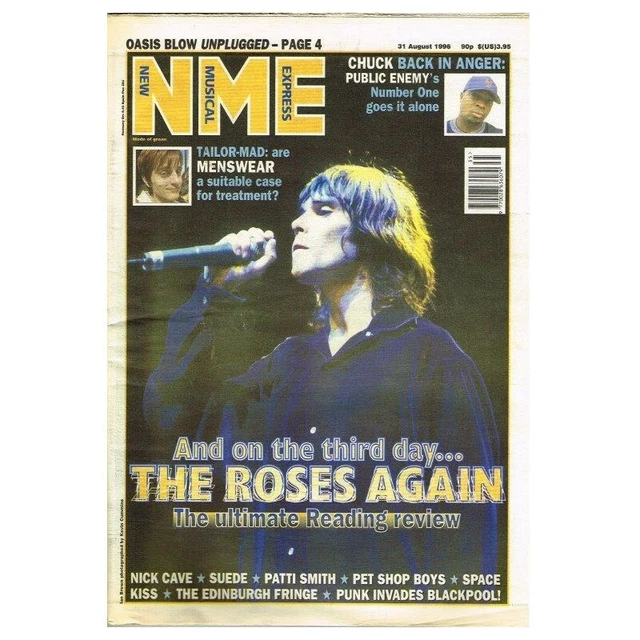 NEW MUSICAL EXPRESS NME Magazine August 31 1996 npbox53 And On The ...
