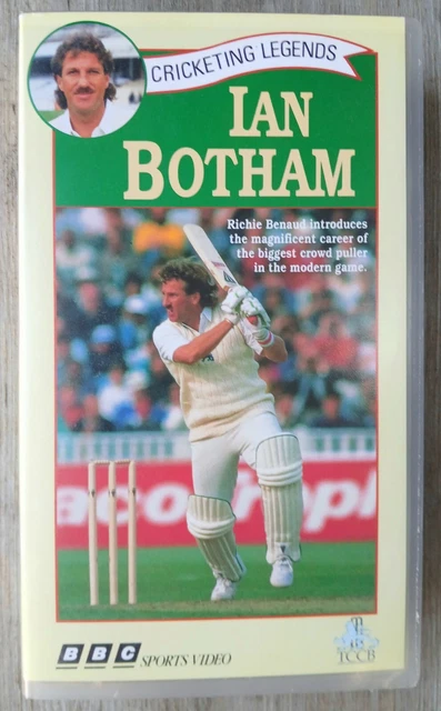CRICKET LEGENDS - IAN BOTHAM - England - VIDEO VHS Tape - BBC - Rare ...