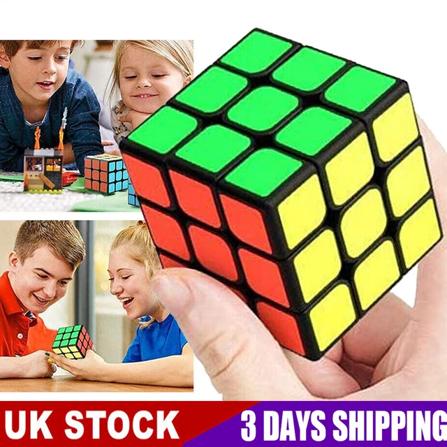 ORIGINAL CUBE 3X3 Rubix Magic Rubic Mind Game Classic Puzzle Kids ...