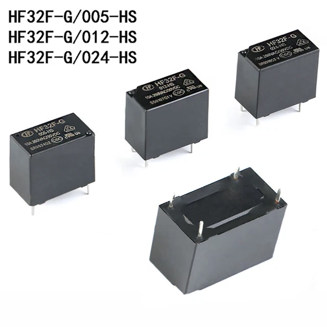 HONGFA RELAYS HF32F-G-JZC-32F-G- 005 012 024-HS 10A 4-Pin 5V 12V 24V Power Relay $5.60 - PicClick CA