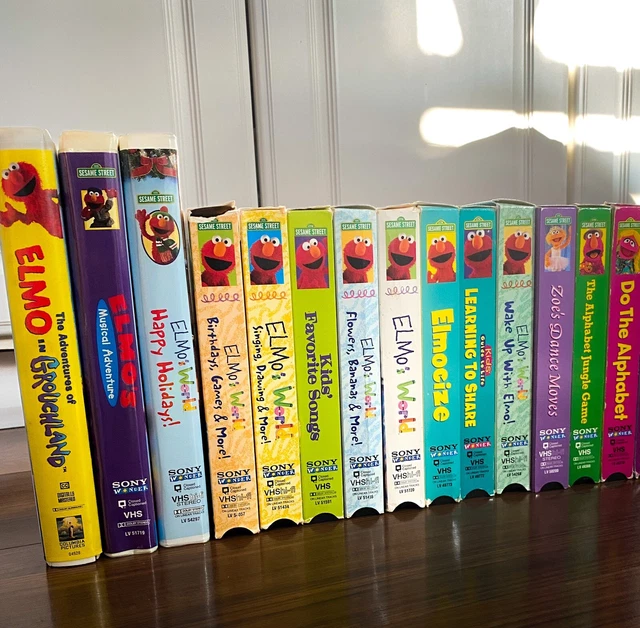 ELMO'S WORLD VHS (Lot Of 7) Sesame Street EUR 33,44 - PicClick FR