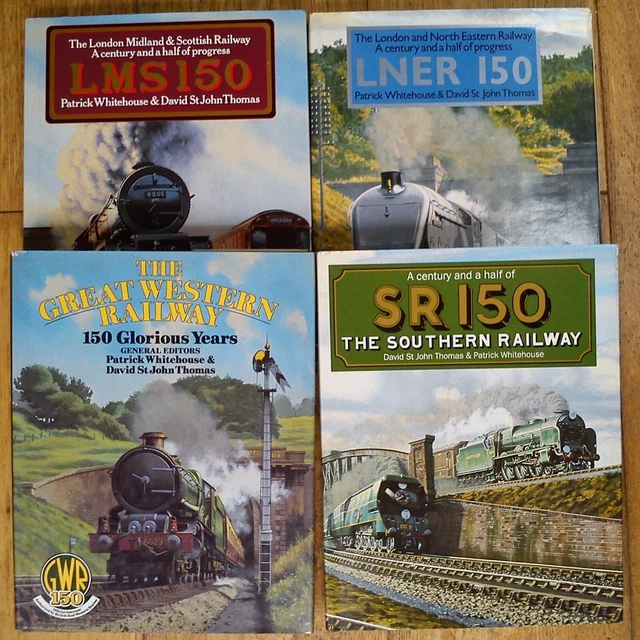 GWR LNER LMS SR 150 Great Western Railway HB Books x4 150 Steam Train ...