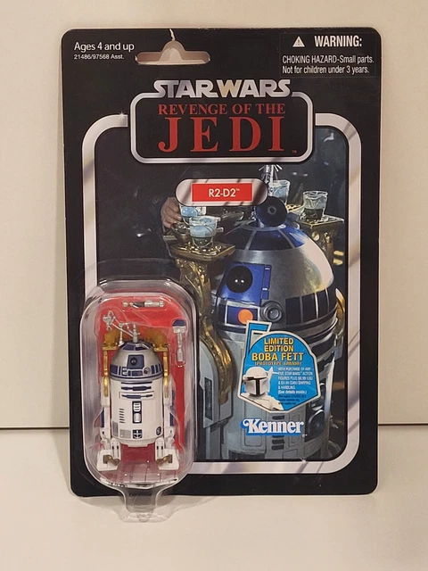 STAR WARS VC 25 Revenge ROTJ R2-D2 Serving Droid Jabba BOBA sticker ...