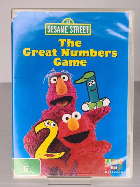 SESAME STREET - The Great Numbers Game DVD Elmo $12.00 - PicClick AU