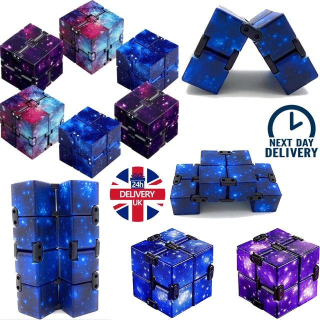 SENSORY INFINITY CUBE Fidget Toy Stress Autism Anxiety Relief Christmas ...