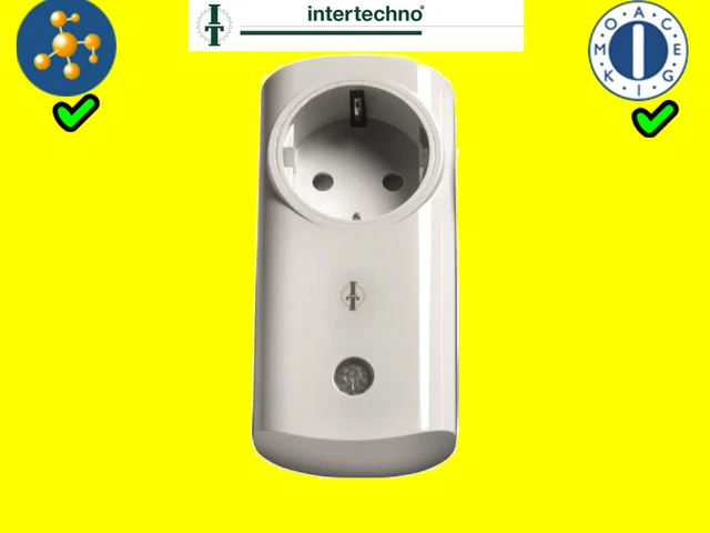 IT-K2300 FUNK-ZWISCHENSTECKER INTERTECHNO Power-Funksteckdose Schalter Stecker EUR 24,95 ...