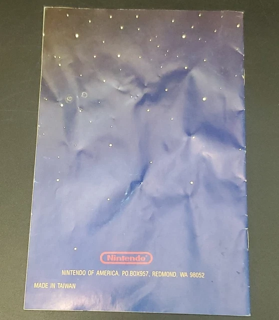 Nintendo Nes Advantage Controller Instruction Booklet Manual Only 10